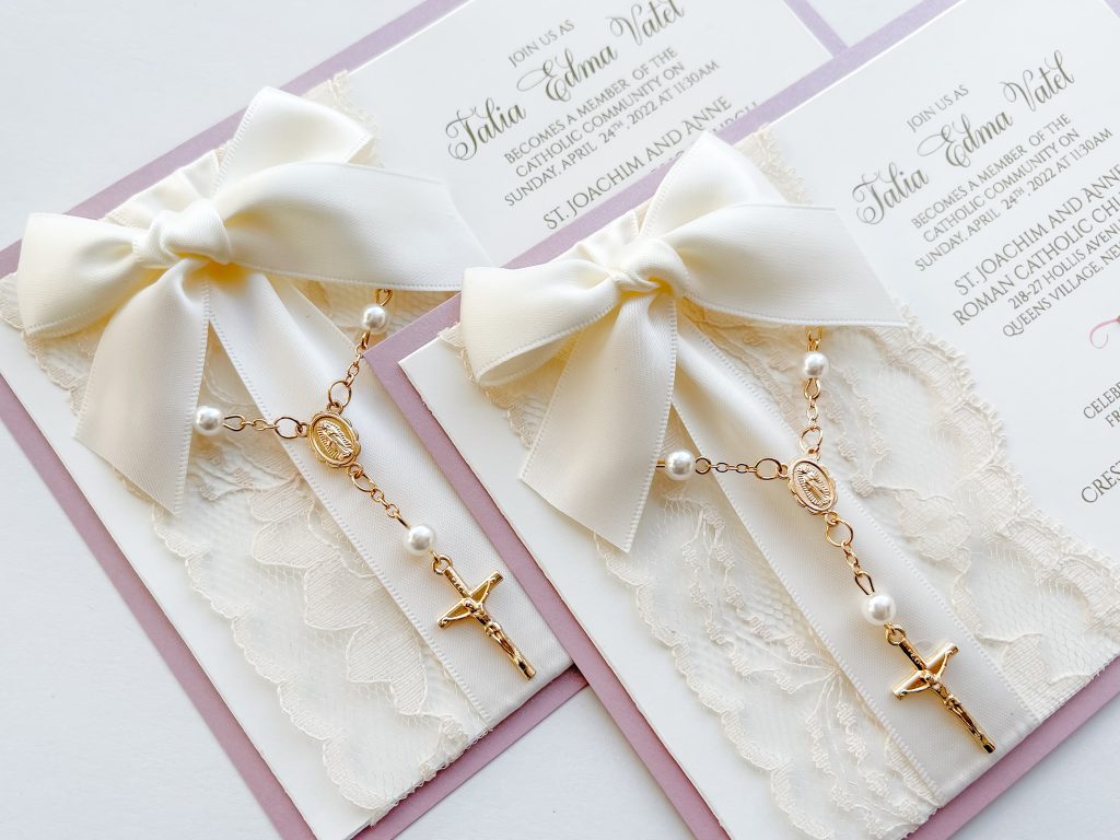 Rosary Invitations – Opulent Celebrations